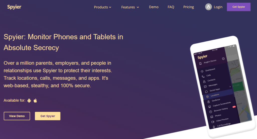 App Espião Grátis - 7 MELHORES | Safer Spy - Teste já por 48h Grátis